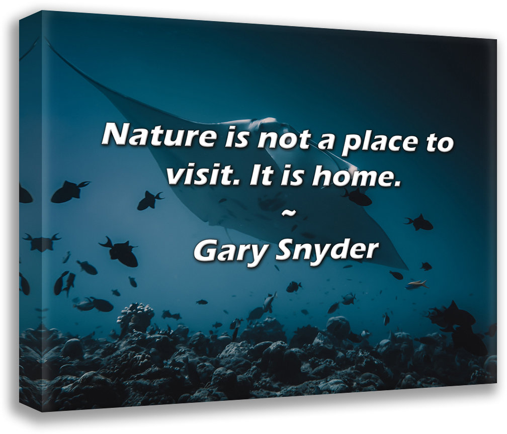 Dovecove Gary Snyder Quote: Nature is not a place to visit. It is home ...