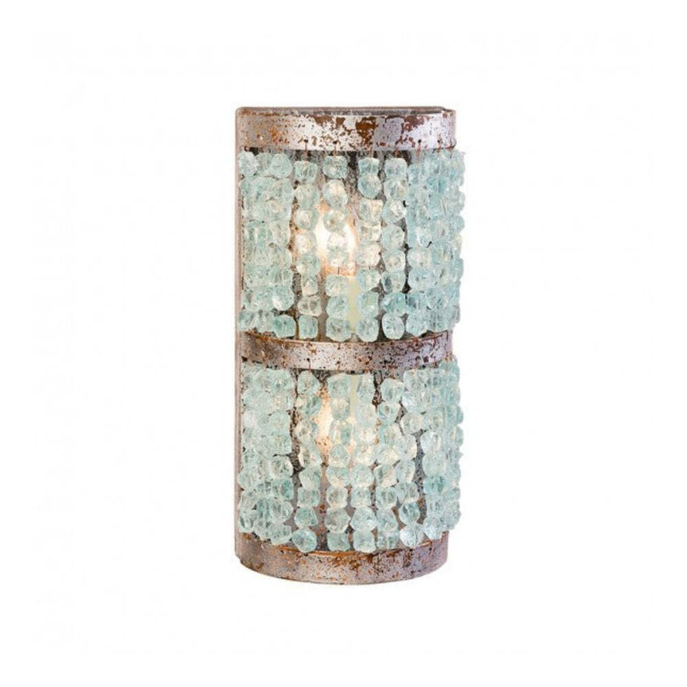 Lowcountry Originals Crystal Half Round Sconce | Wayfair