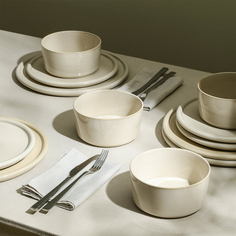 Stone Lain Eden 24-Piece Dinnerware Set Stoneware & Reviews | Joss & Main