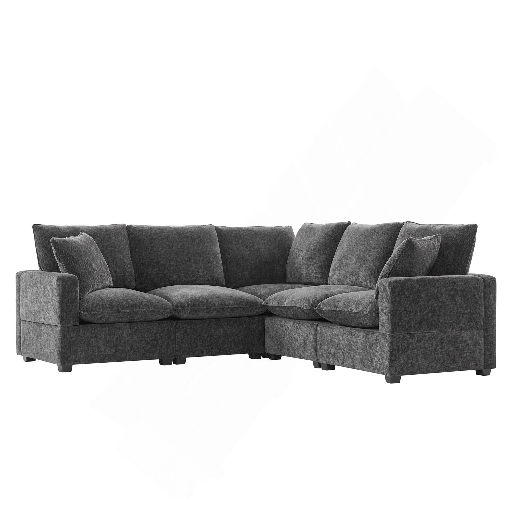 Latitude Run® Comfortable Modular Sofa Set With Pillows For Various ...