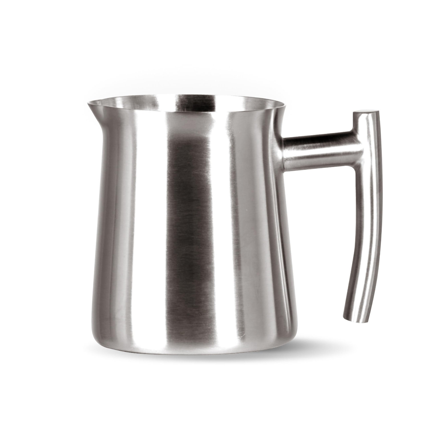 Latitude Run® Brushed Stainless Steel 10 Oz Milk Frothing & Steaming ...