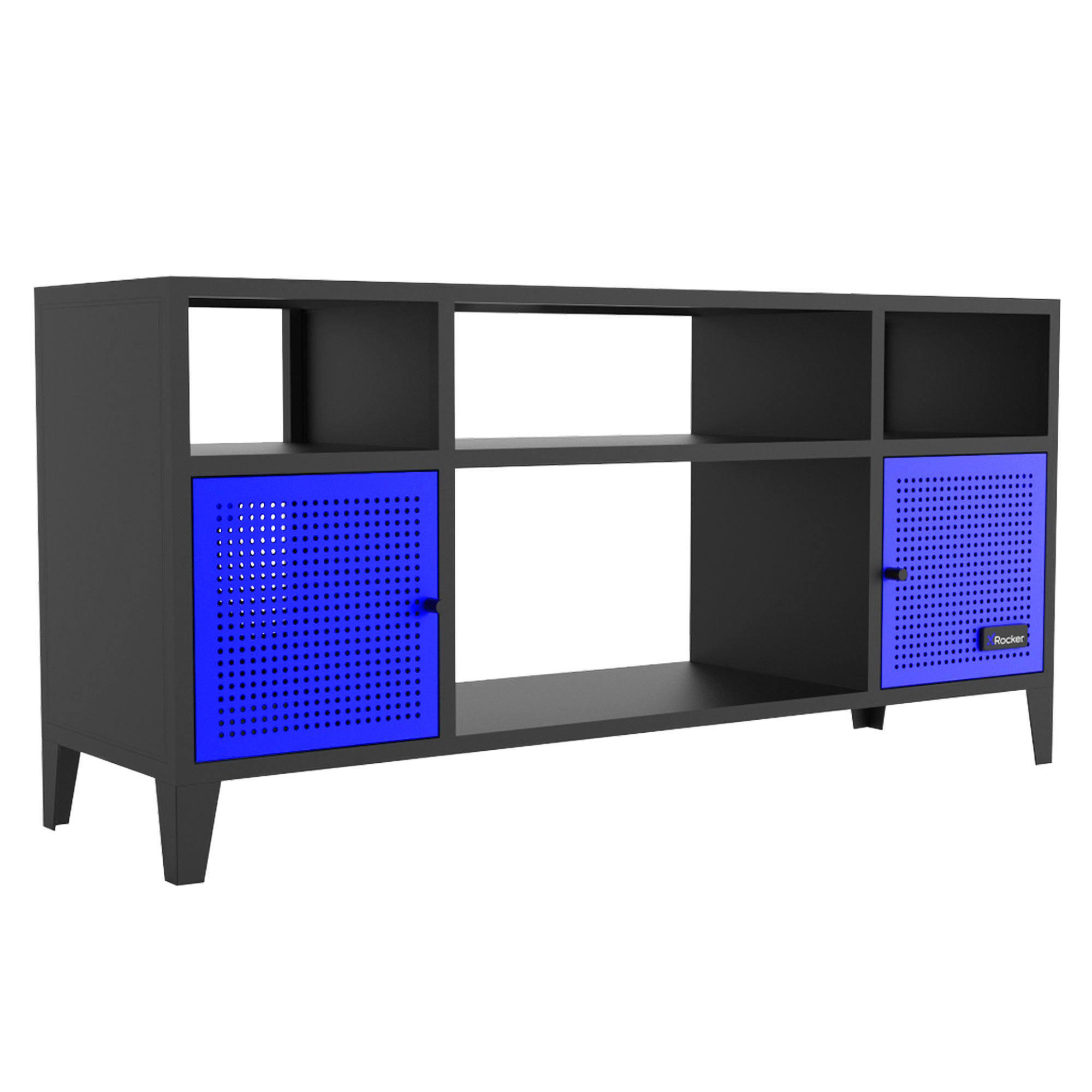 X Rocker Nation Mesh-tek Media Gaming Unit - Tv Unit - Blue | Wayfair.co.uk