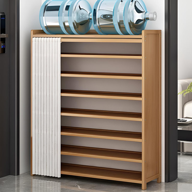 Hokku Designs Large Capacity Shoe Rack, Layered Storage Shelf | Wayfair