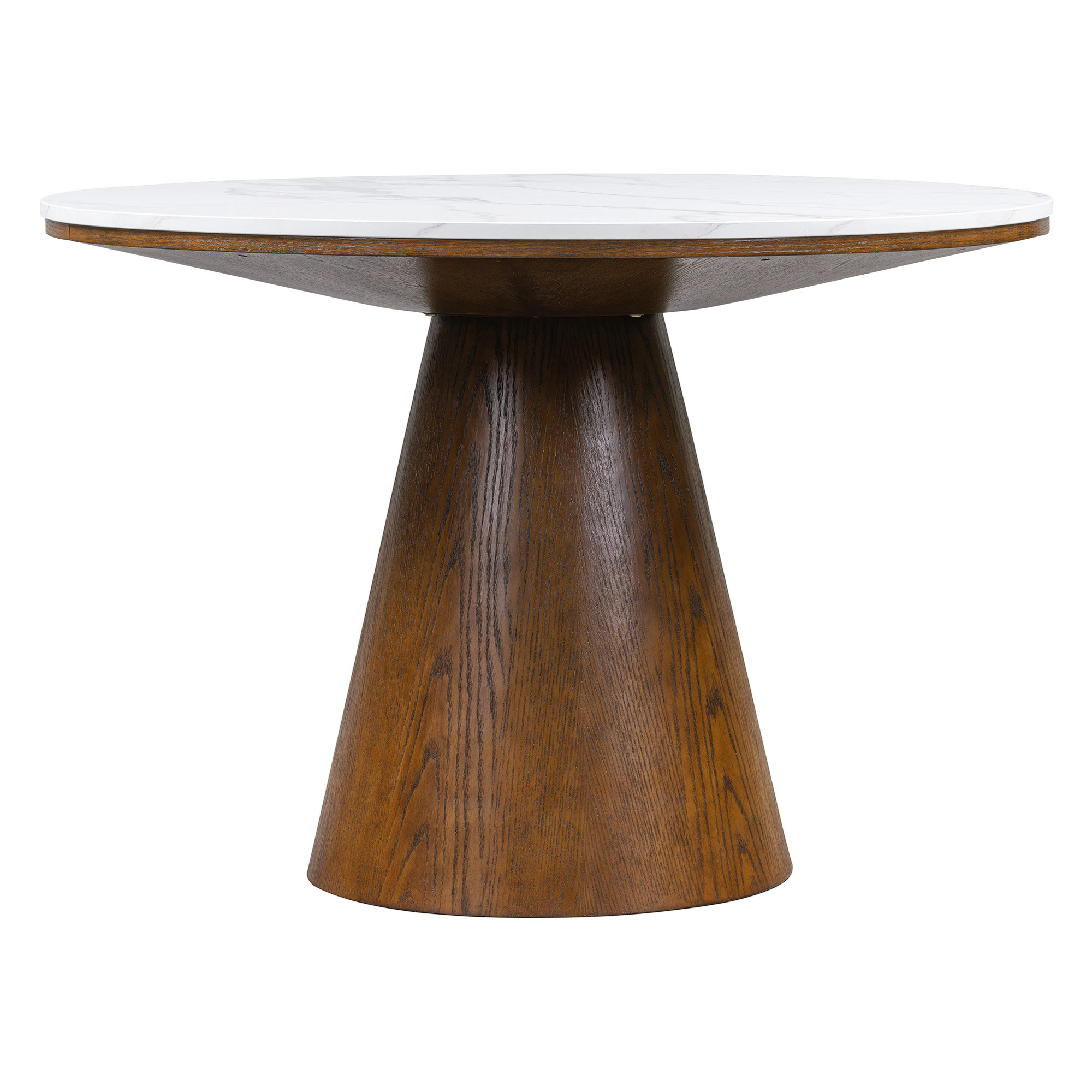 George Oliver Retro Round Dining Table Minimalist Elegant Table For ...