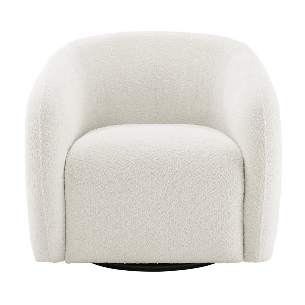 Ivy Bronx Kiptin 31.7'' W Upholstered Modern Comfort 360 Degree Swivel ...