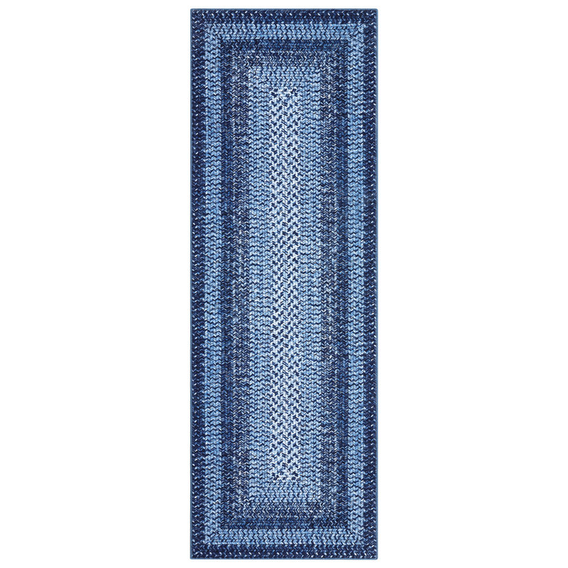 Ebern Designs Washable Modern Rugs for Bedroom Imitation Braided Soft ...