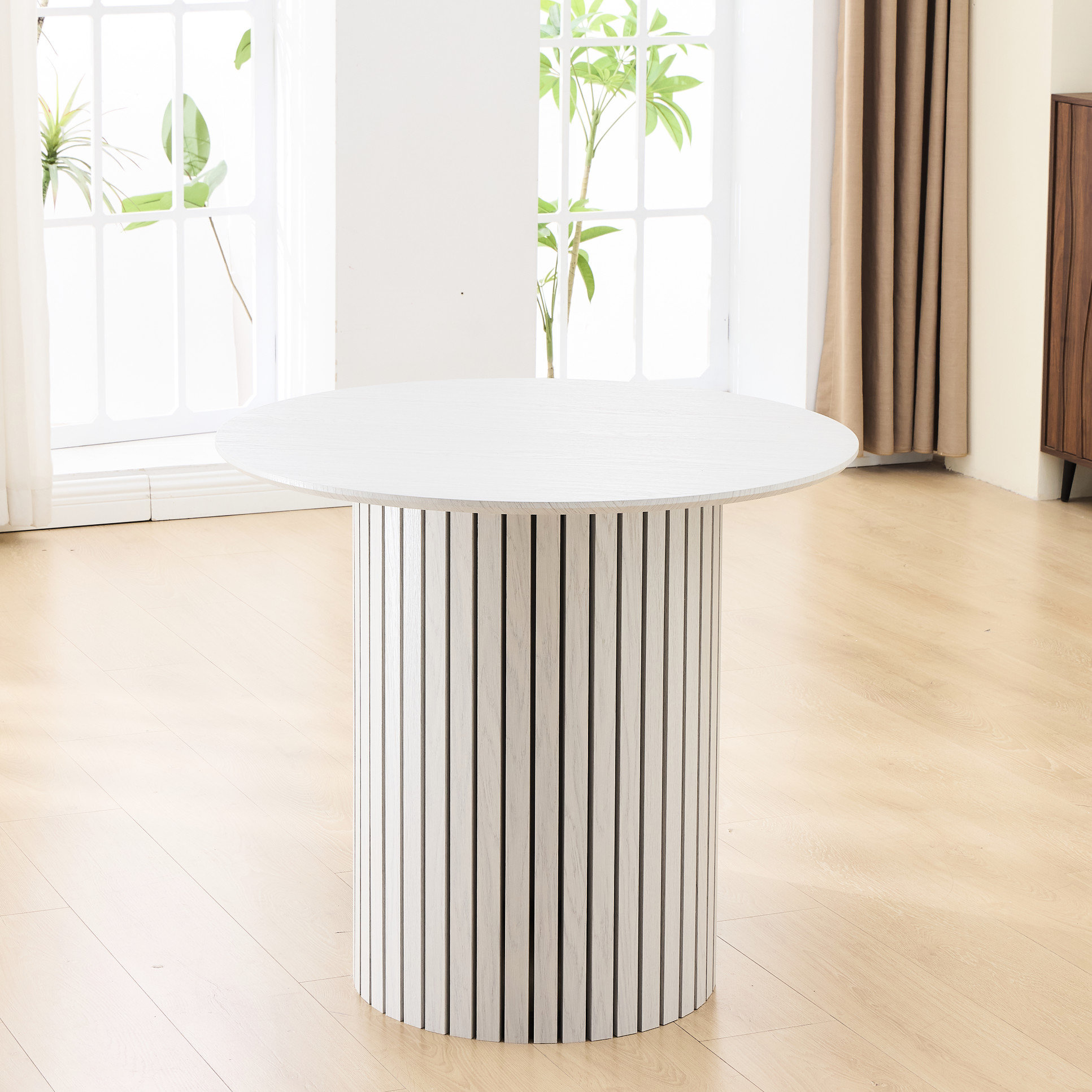 Wrought Studio™ Scandinavian Style Dining Table, Materials, Structure ...