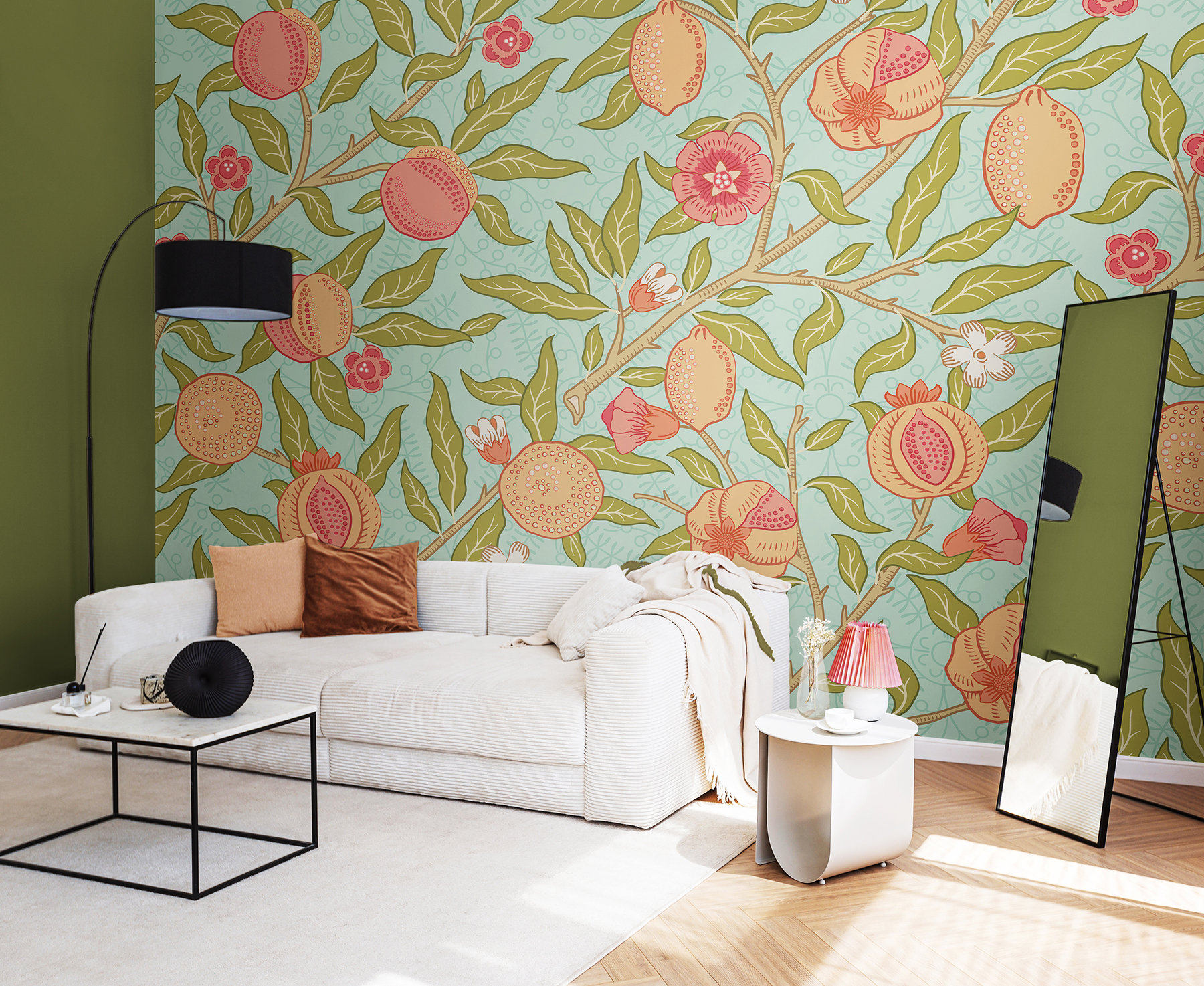 Lark Manor™ Fruit and Foliage Wall Mural | Wayfair