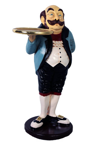 Canora Grey Royal Butler Small Statue | Wayfair
