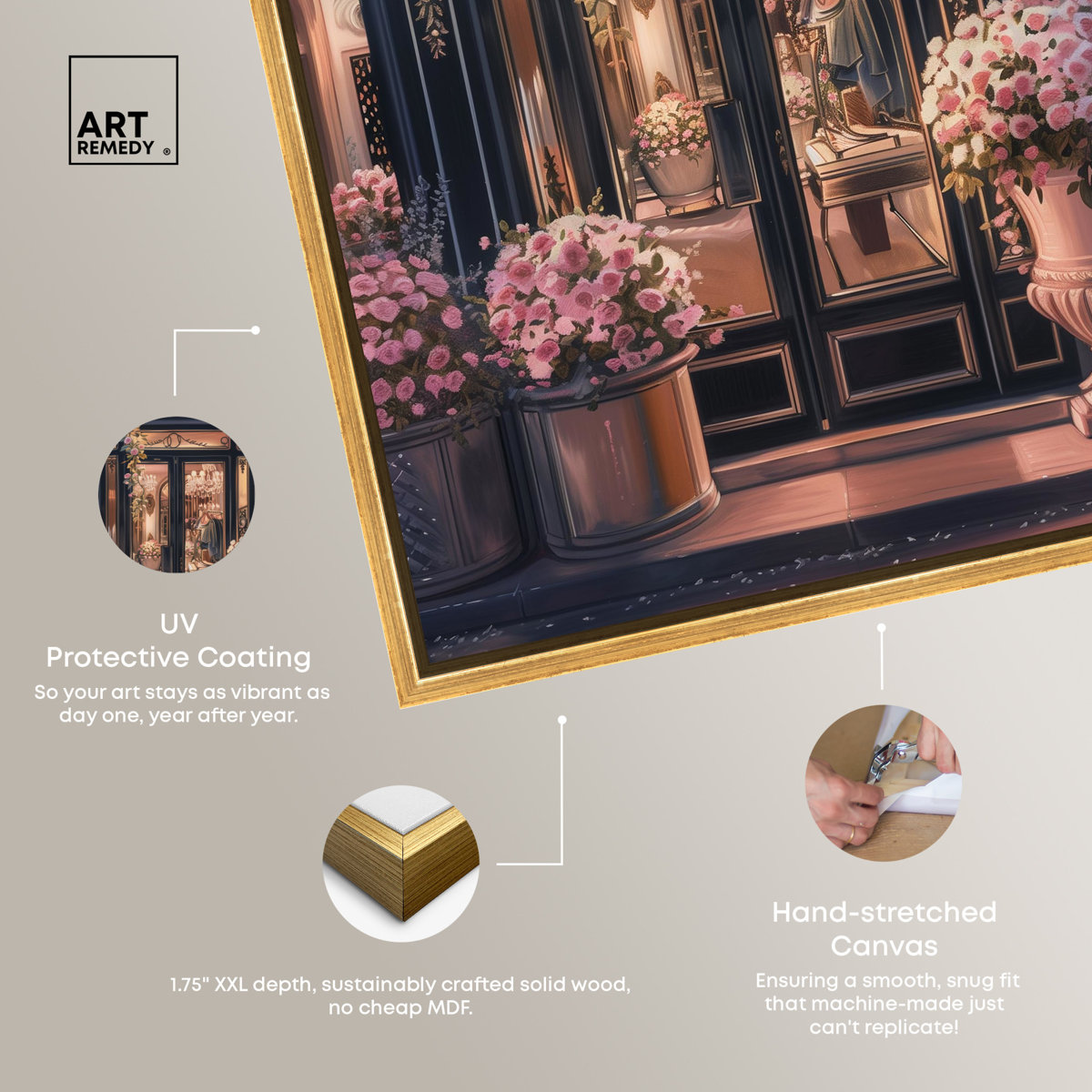 Art Remedy Elegant Night Storefront II Canvas Fashion and Glam by Art ...