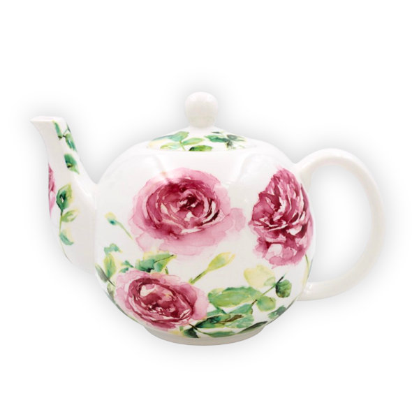 Rosdorf Park Miamitown 1100ml Floral Teapot | Wayfair.co.uk