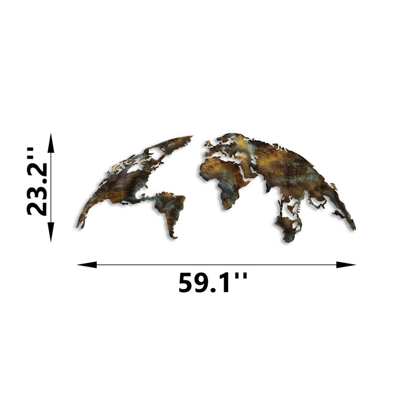 SpiritHome Wall Decor Metal | Wayfair