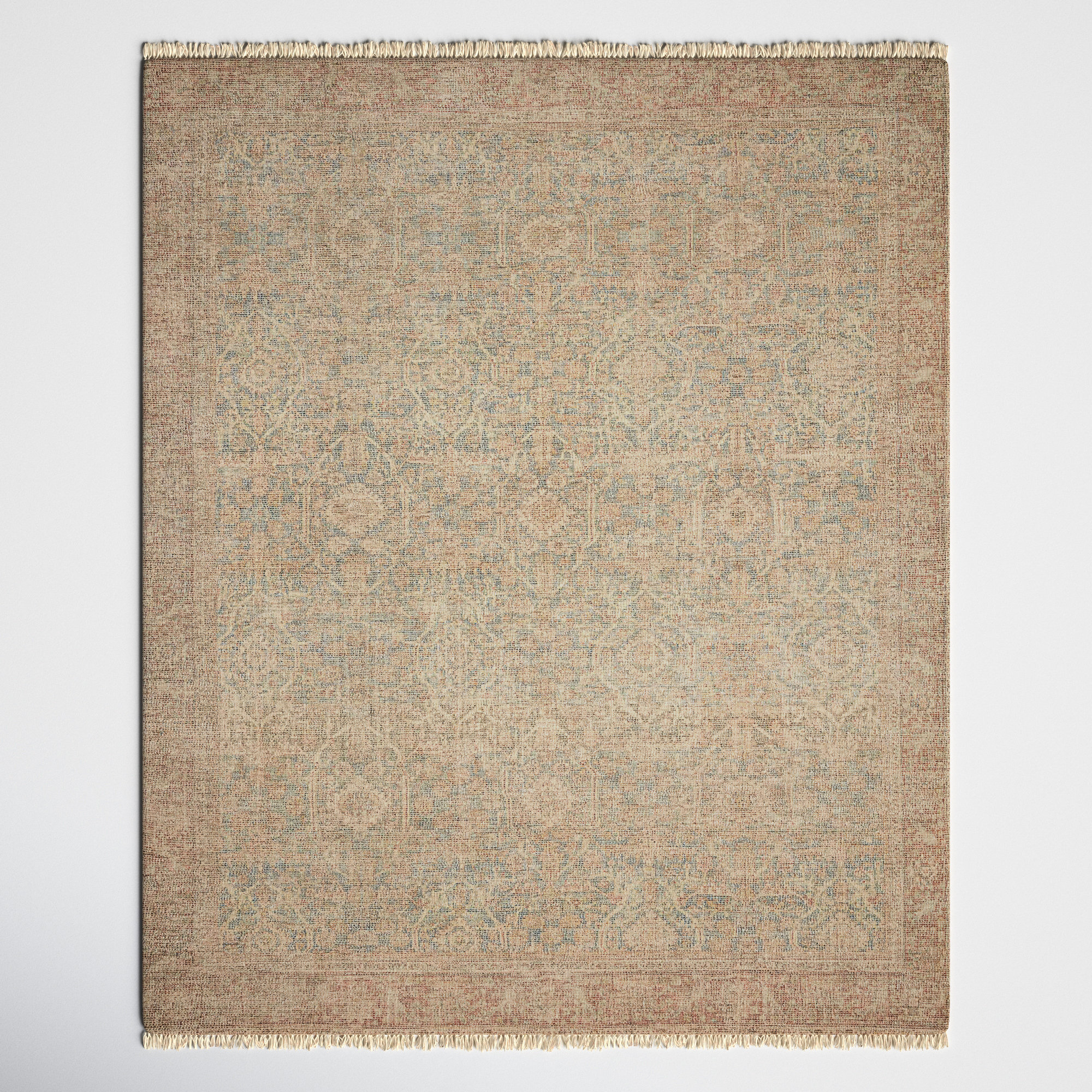 Joss & Main Amanda Oriental Hand-Woven Flatweave Taupe Area Rug ...