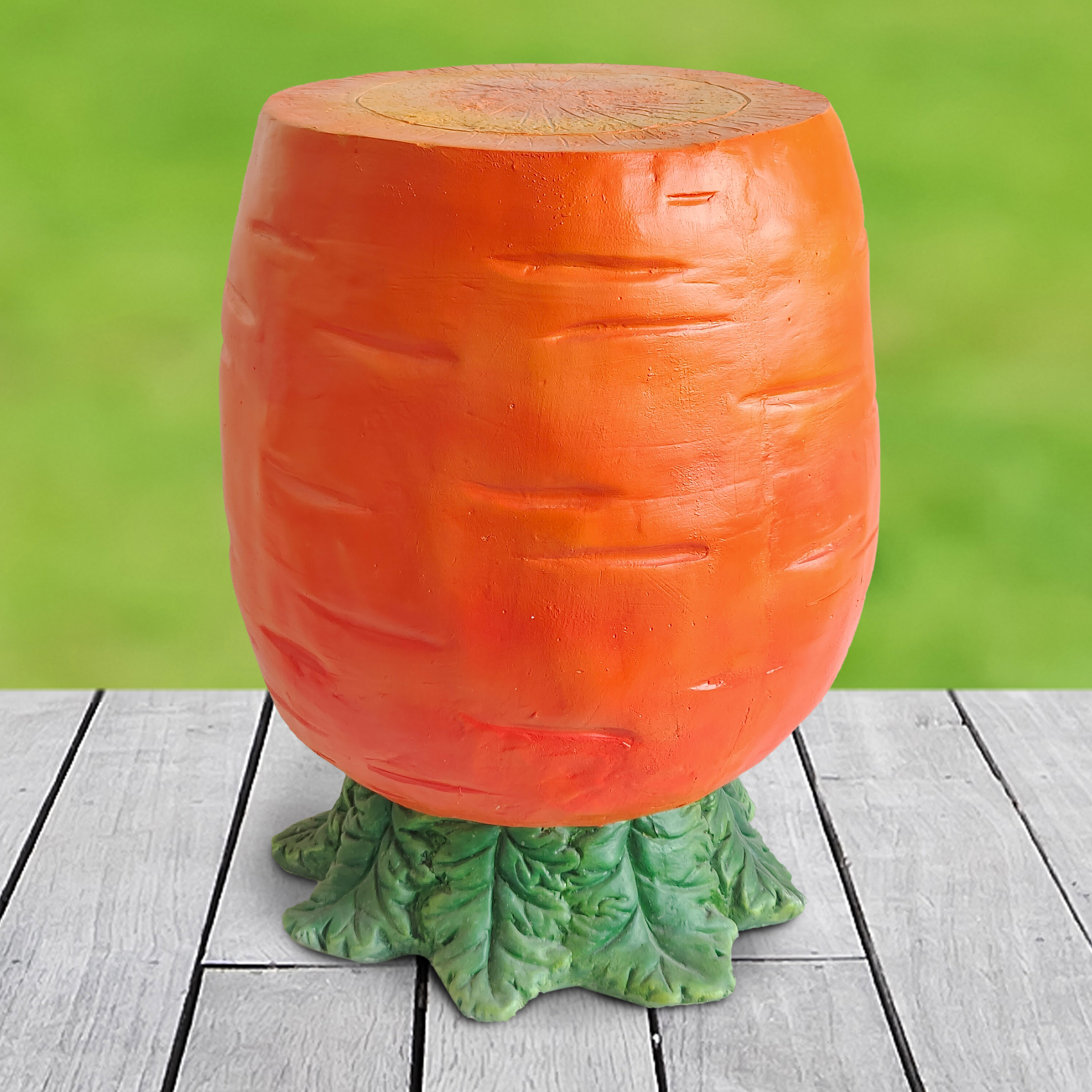 Gracie Oaks Carrot Garden Stool / Side Table - Wayfair Canada