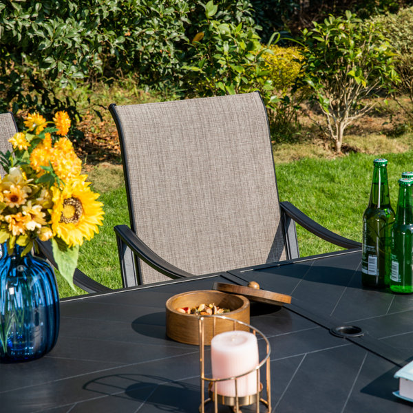 Wildon Home® Basima 6 - Person Rectangular Outdoor Dining Set | Wayfair