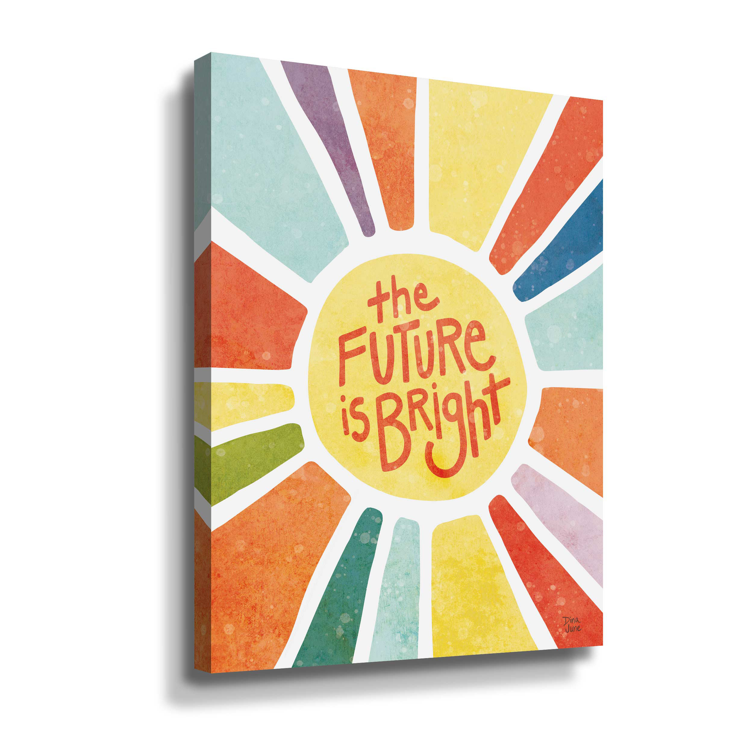 Trinx The Future Is Bright - Print on Canvas - Wayfair Canada