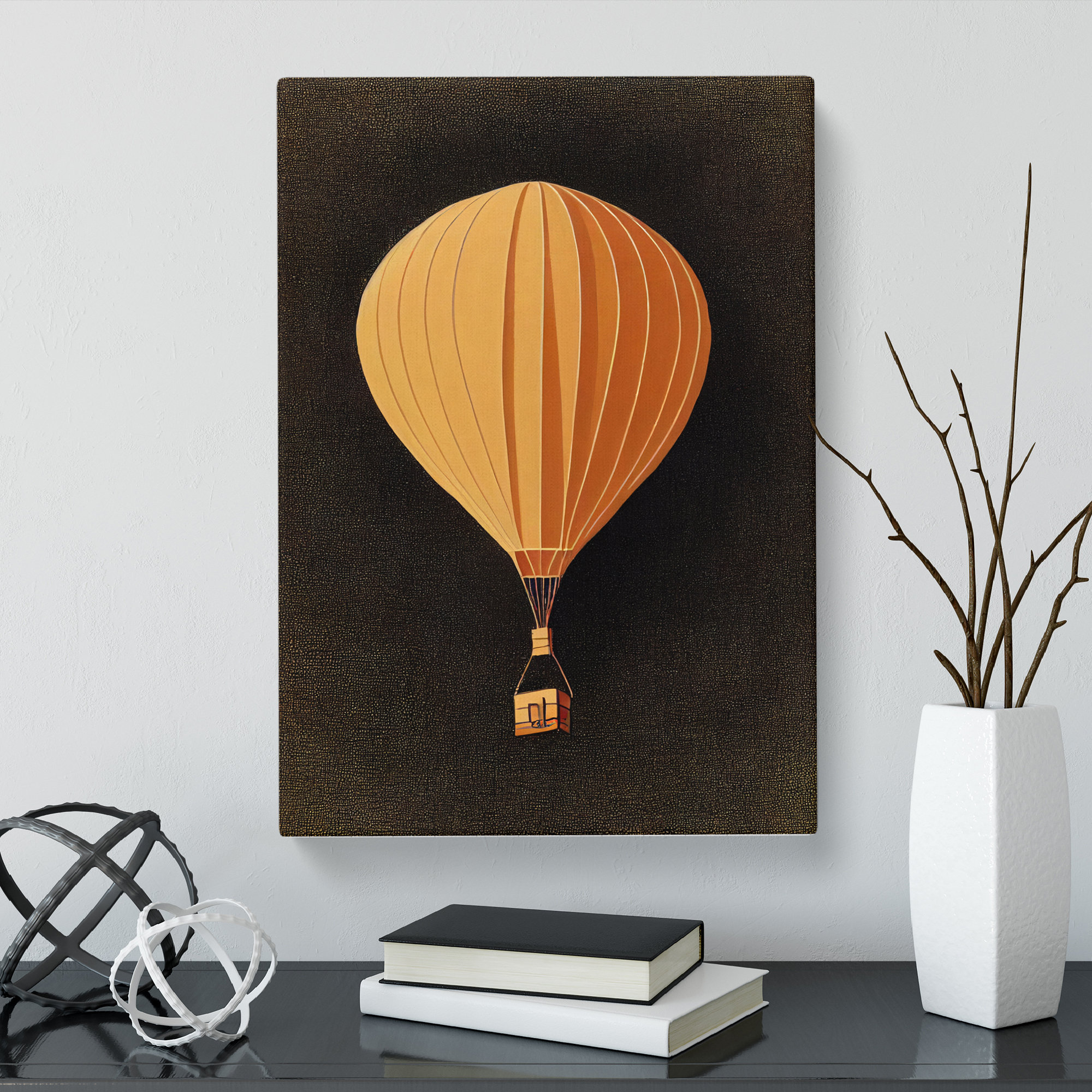 Marlow Home Co. Sundee Hot Air Balloon Expression - Wrapped Canvas ...