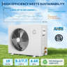 LumiParty 18000 BTU Mini Split AC Heat Pump 19 SEER2 Inverter Quiet ...