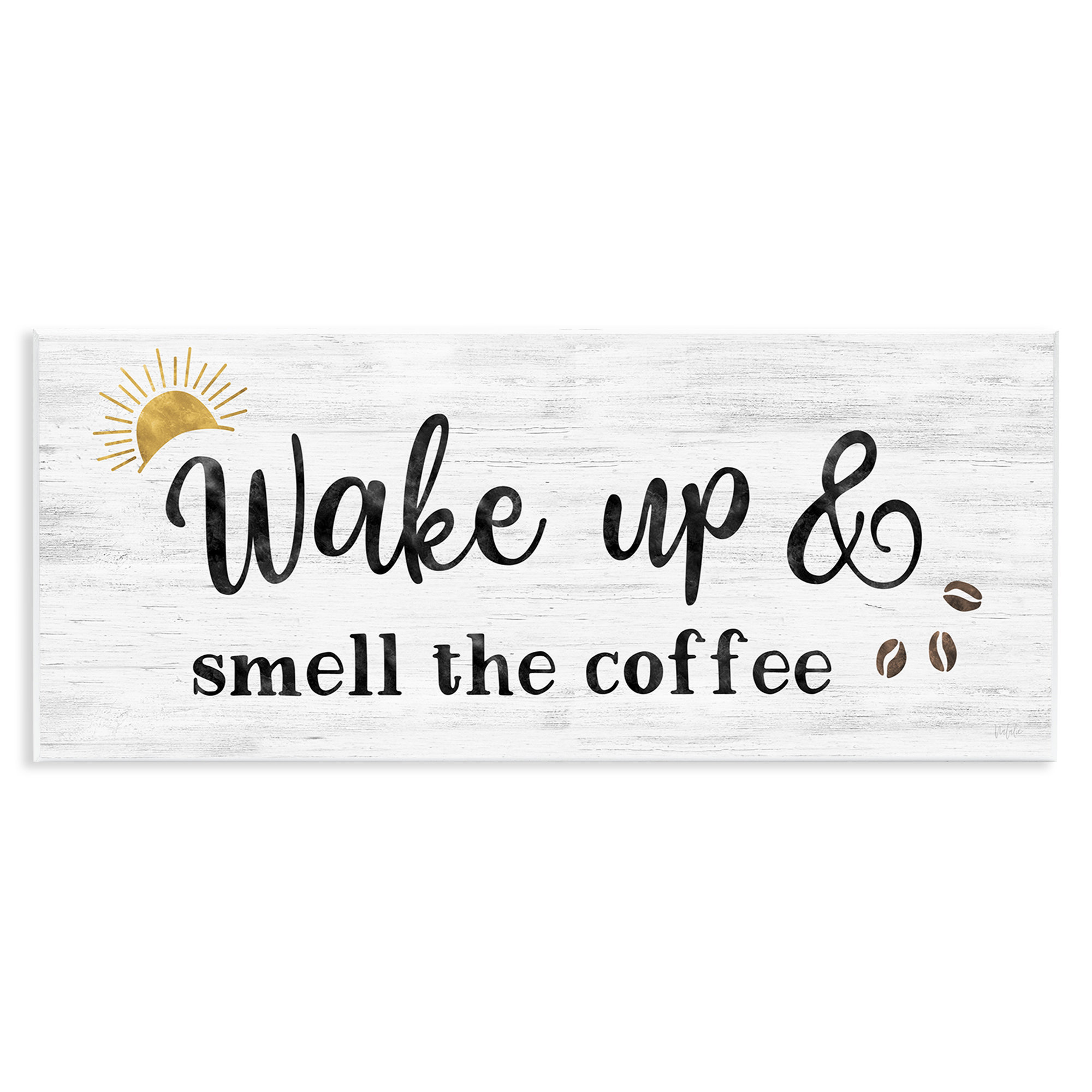 Ophelia & Co. Wake up Smell Coffee Wall Plaque Art by Natalie ...