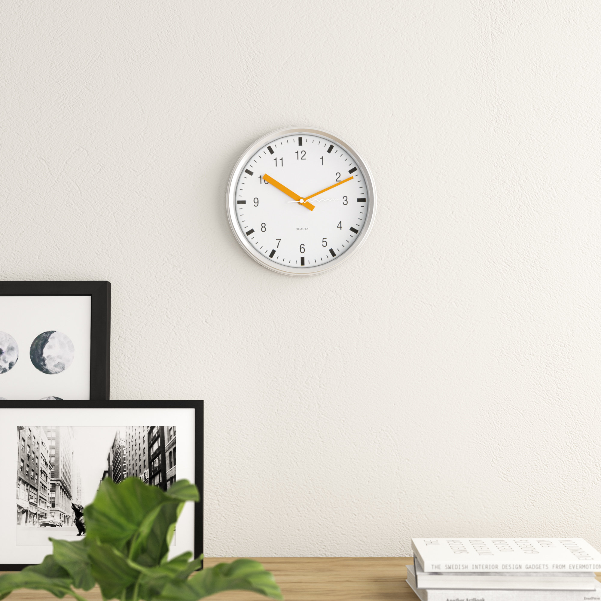 Ebern Designs Tramesha 10" Wall Clock "& Reviews" | Wayfair