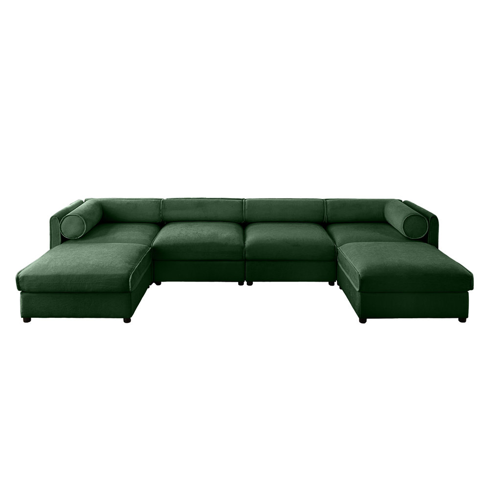 Hokku Designs Modular Sectional Sofa with Storage, Extra Large U Shaped ...