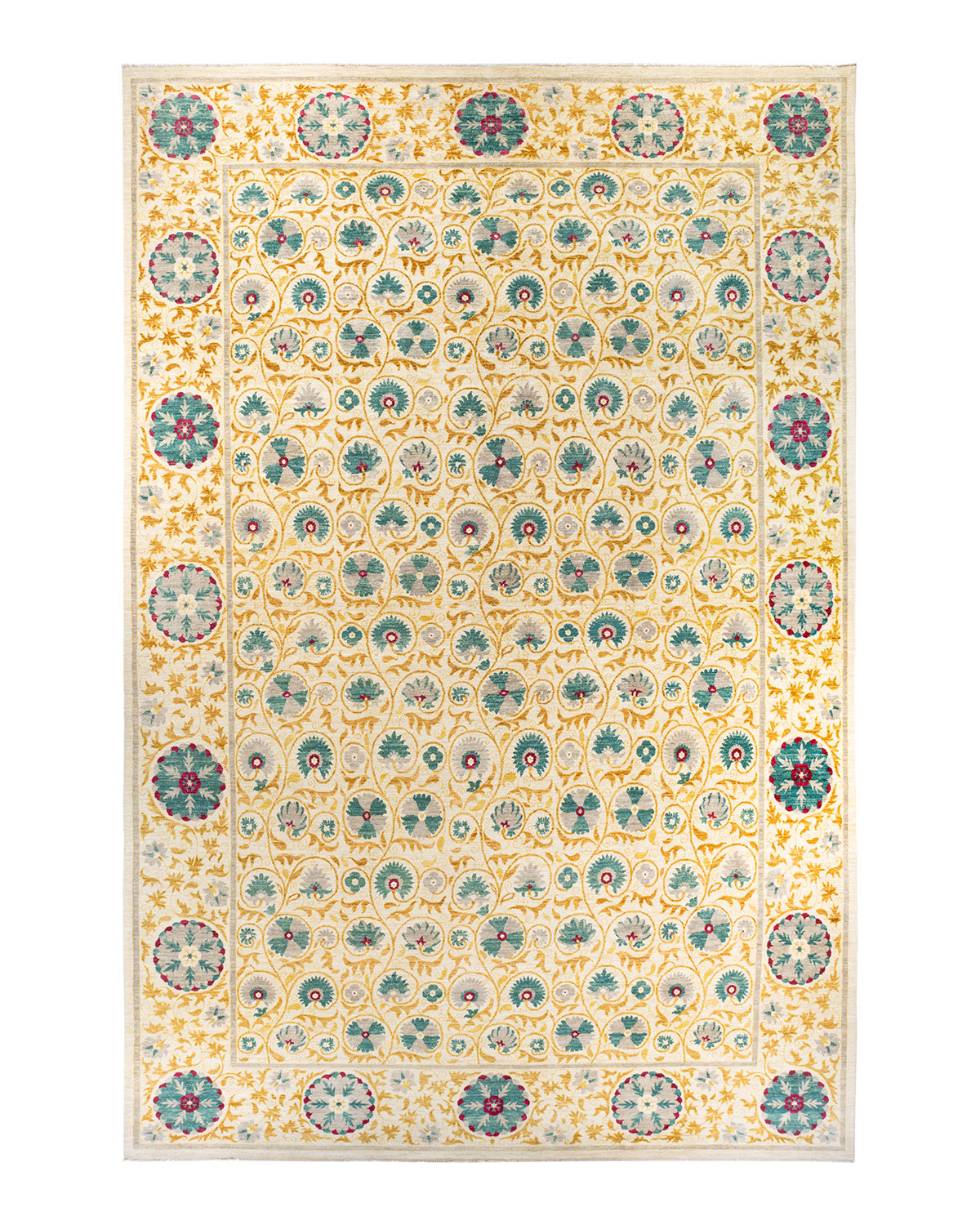 Isabelline Graddy One-of-a-Kind 12'3" x 18'4" 2000s Area Rug in Ivory ...