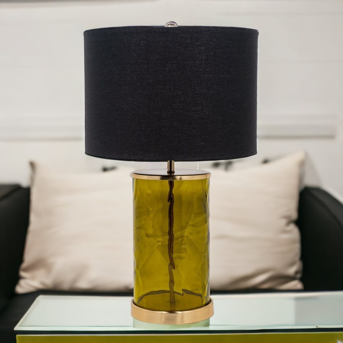 Everly Quinn Klara 22" Glass Table Lamp - Wayfair Canada