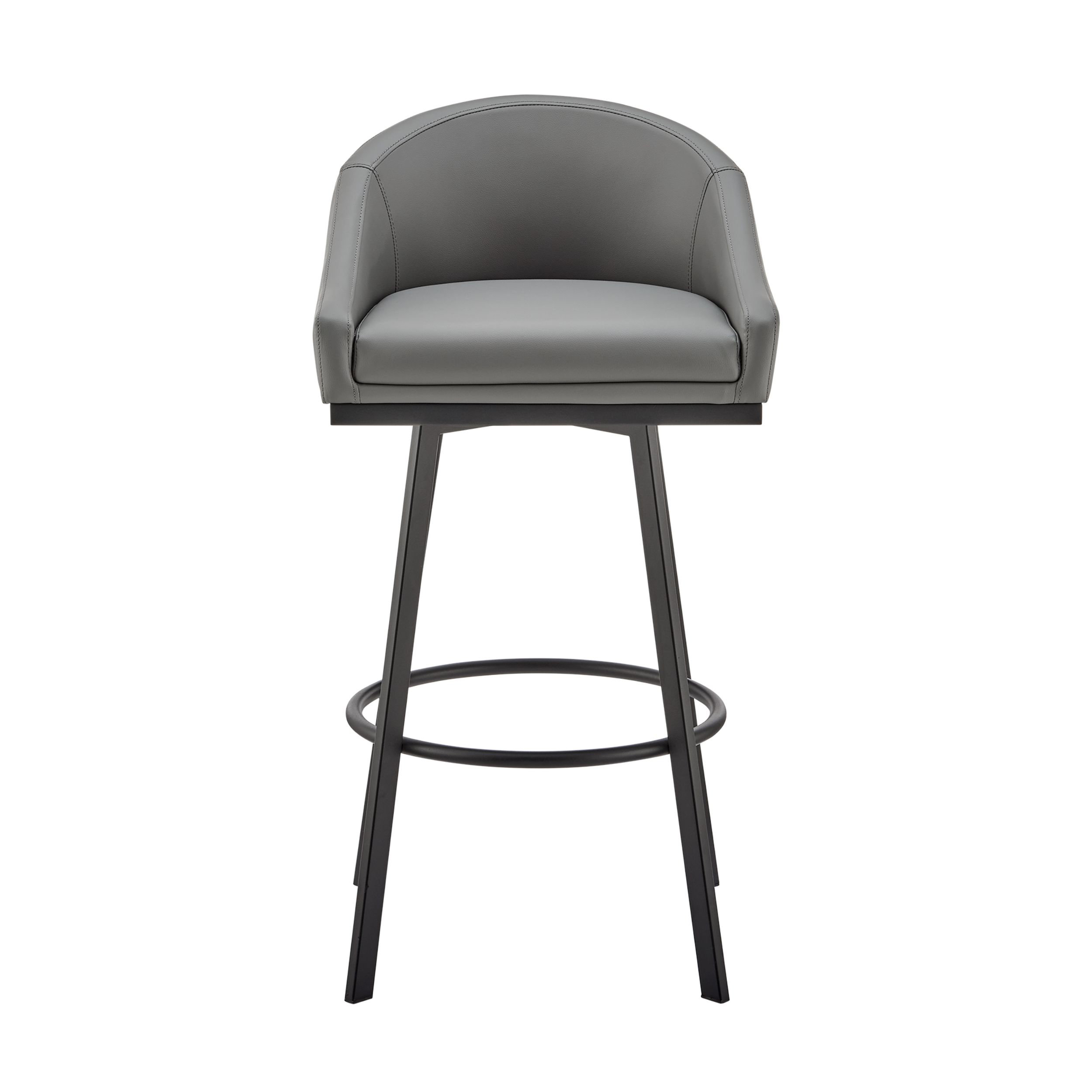 Orren Ellis Lamarion Modern Swivel Counter or Bar Height Bar Stool with ...