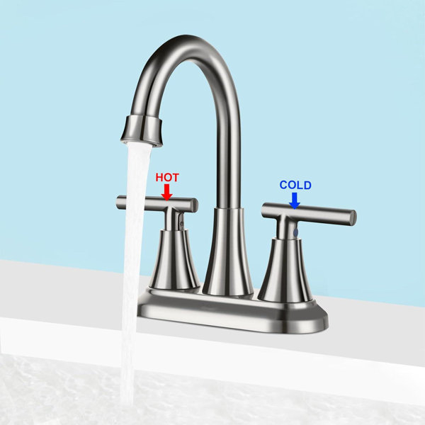 Toledo Bath & Kitchen 4 Inch Bathroom Faucets For Sink 3 Hole, Faucet ...