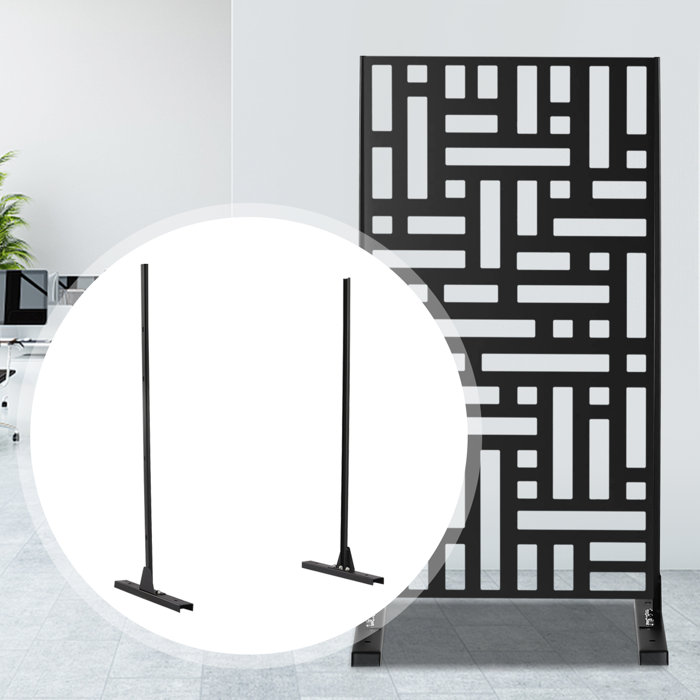 FRONG 74.8'' H Privacy Screen Bracket (Privacy Screen Panels Not ...