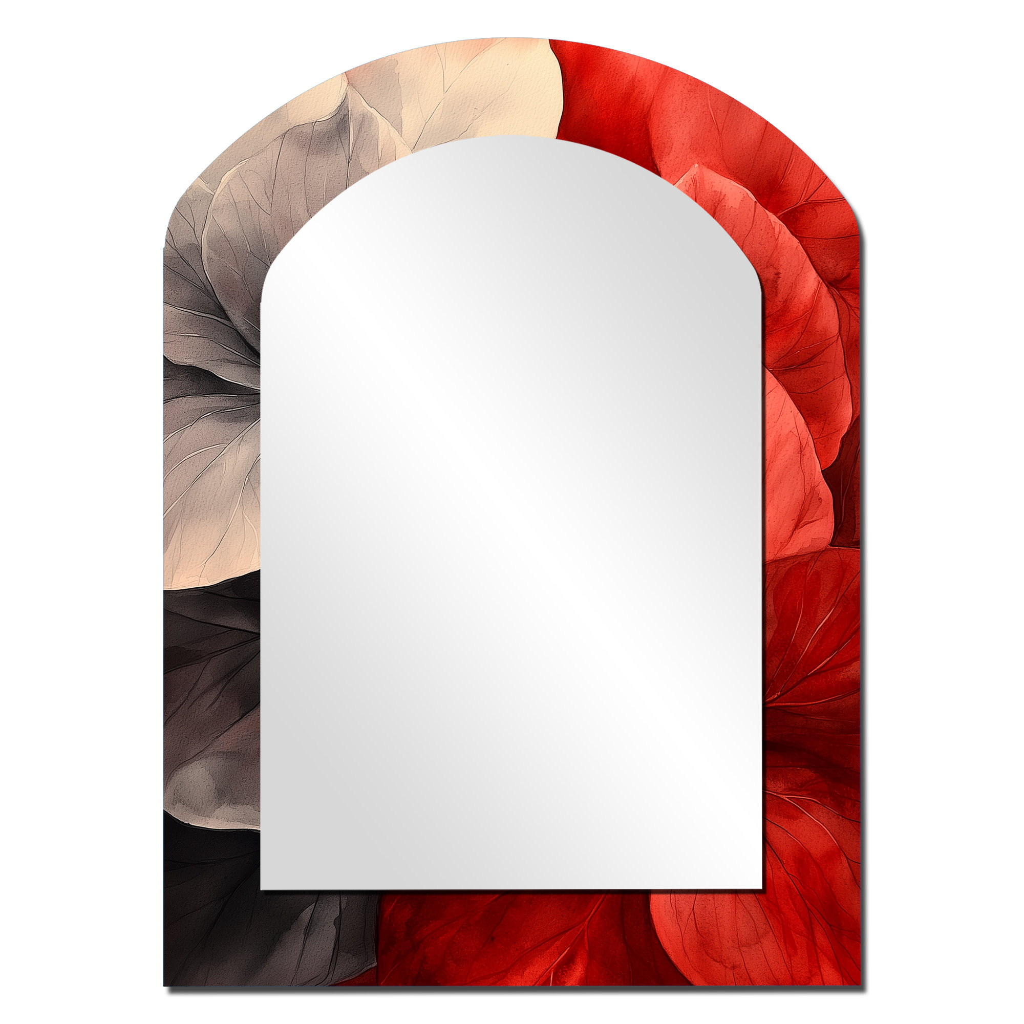 Mercer41 Monochrome Red Hydrangea Petal Accent III - Hydrangea Arch ...