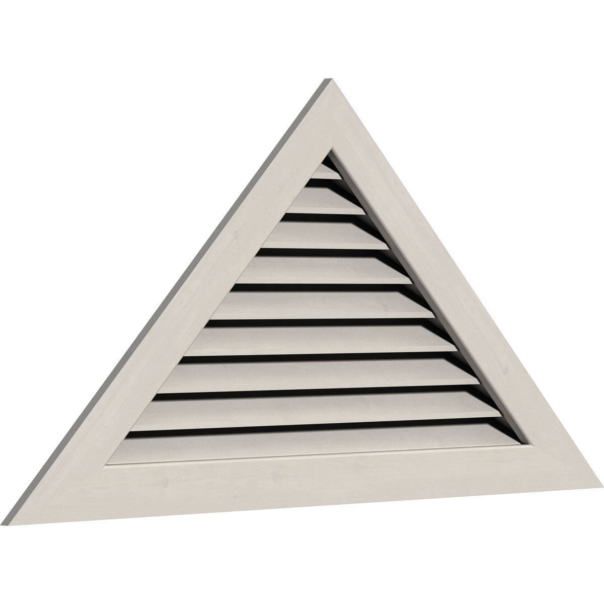 PCI Enterprises 11/12 Pitch Wood Triangle Recessed Mount Gable Vent ...