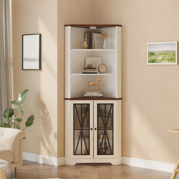 5 Shelf Corner Bookcases You'll Love | Wayfair