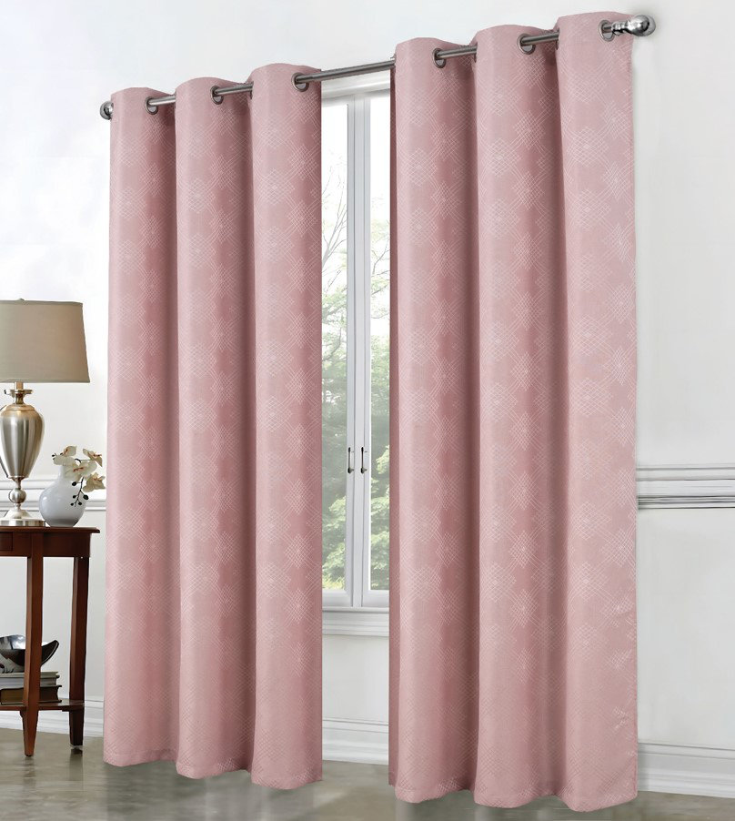 Ebern Designs Celeste Shimmer Single Window Curtain | Wayfair
