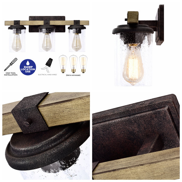 Sand & Stable™ Baldweyn 3 - Light Anvil Iron/Distressed Antique Gray ...