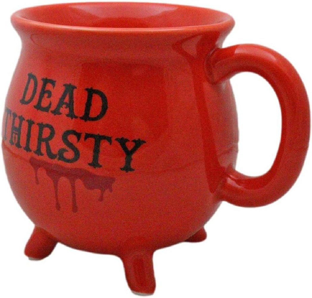 Trinx Wicca Magic Red Dead Thirsty Bloody Cauldron Ceramic Mug With ...
