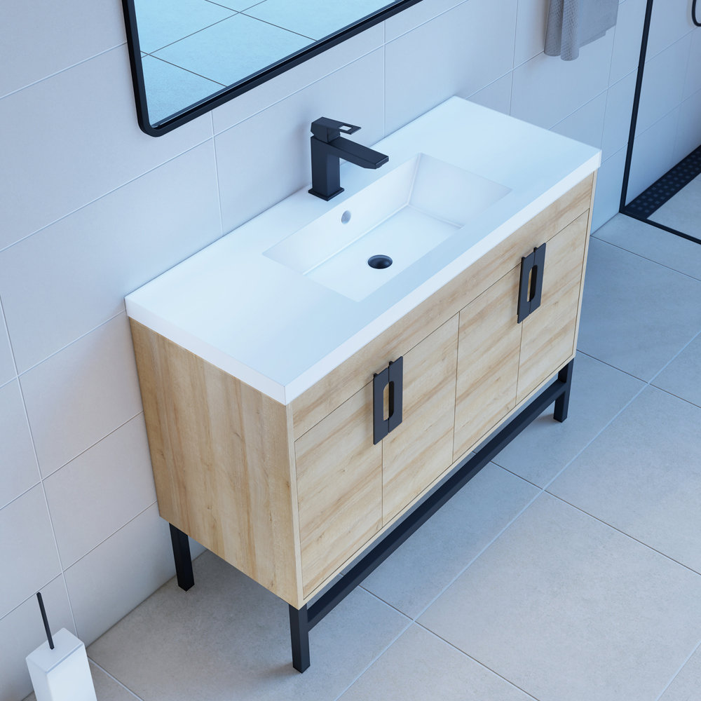 Latitude Run® Salento 48" Modern Bathroom Vanity | Wayfair