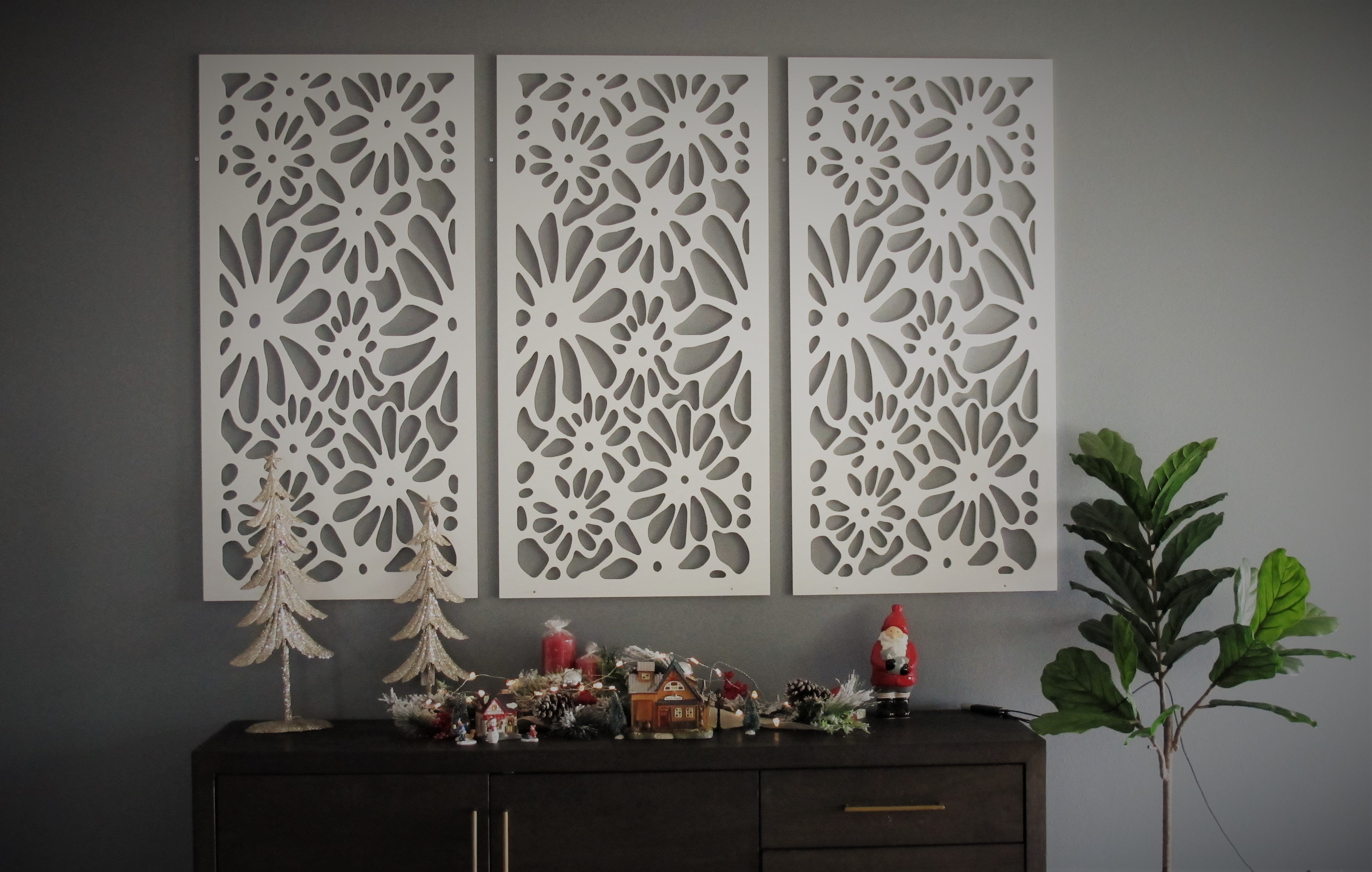 VIMA (Suflo) Decorative Wall Panel - 48"L x 24"W, White Colour PVC ...
