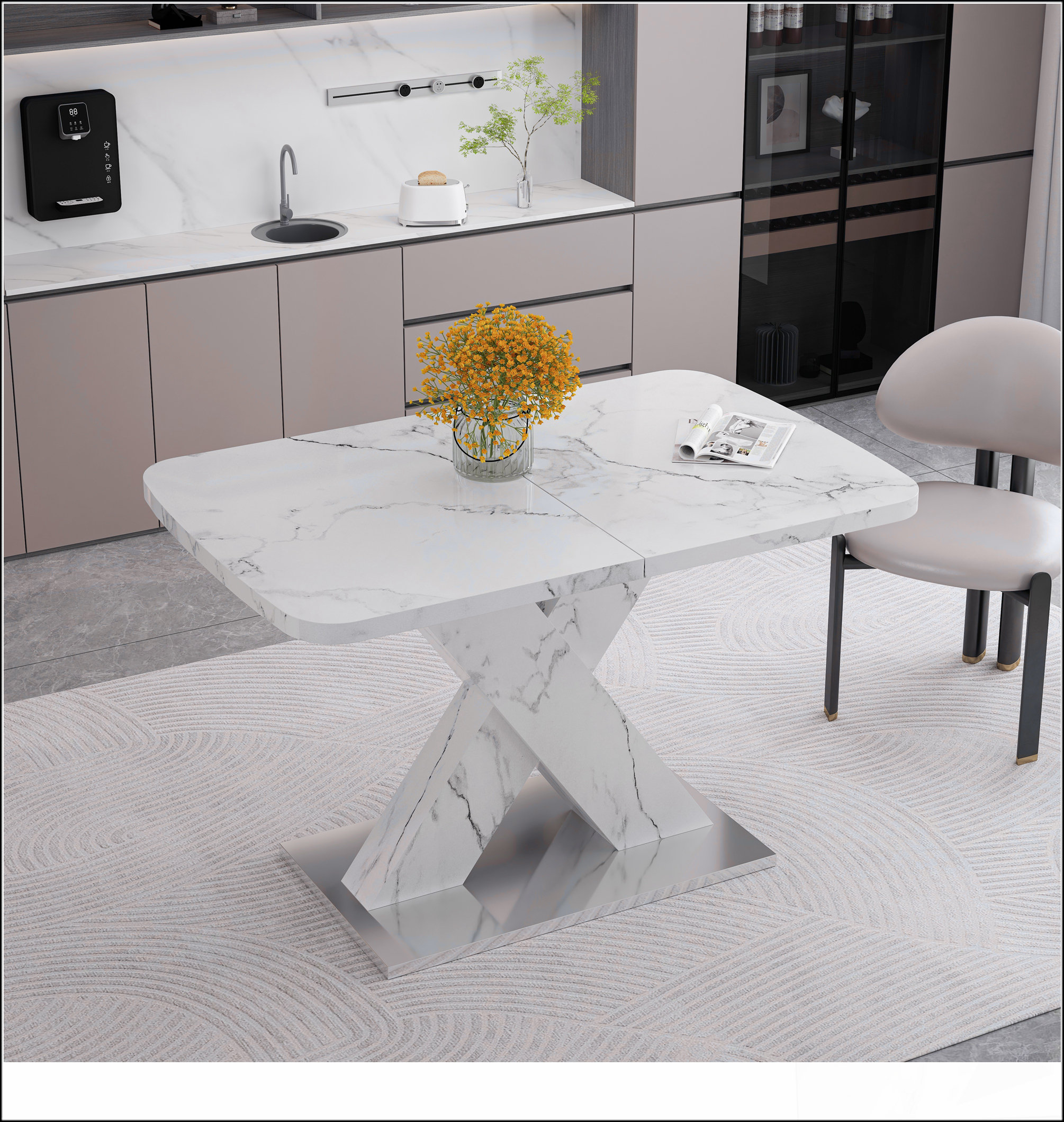 Brayden Studio® 1 Piece Rectangular Dining Table without Chair ...