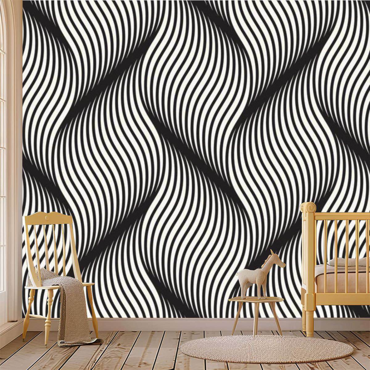 Brayden Studio Peel and Stick Canvas Wallpaper Wall Mural Seamless ...