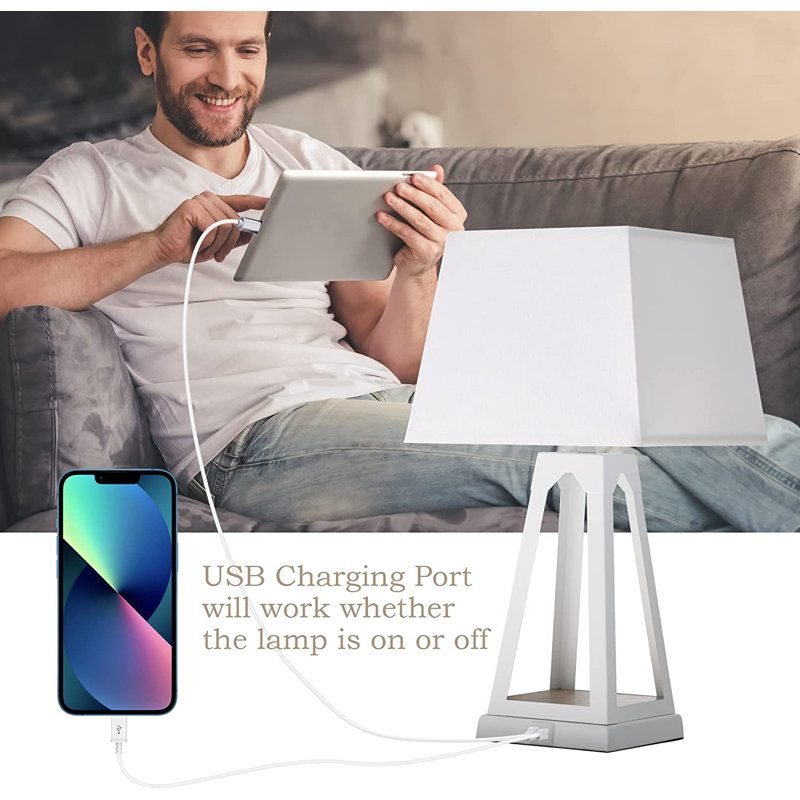 Latitude Run® Metal USB Desk Lamp | Wayfair