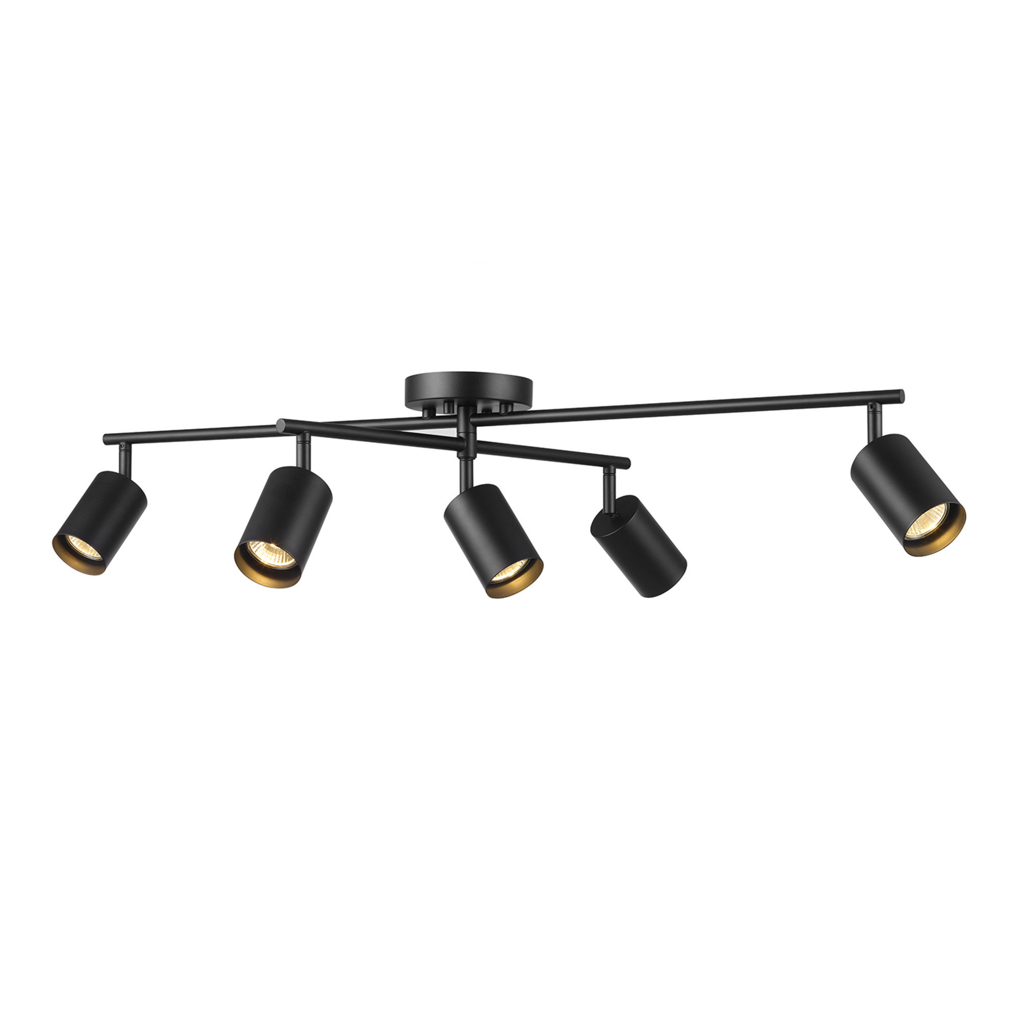 Ebern Designs 4.75'' 5 -Light Fixed Track Track Kit with Dimmable and ...