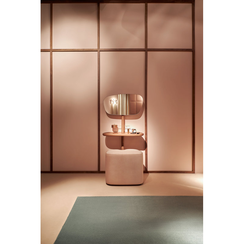 Nomon Tocador Solid Wood Vanity with Mirror | Perigold