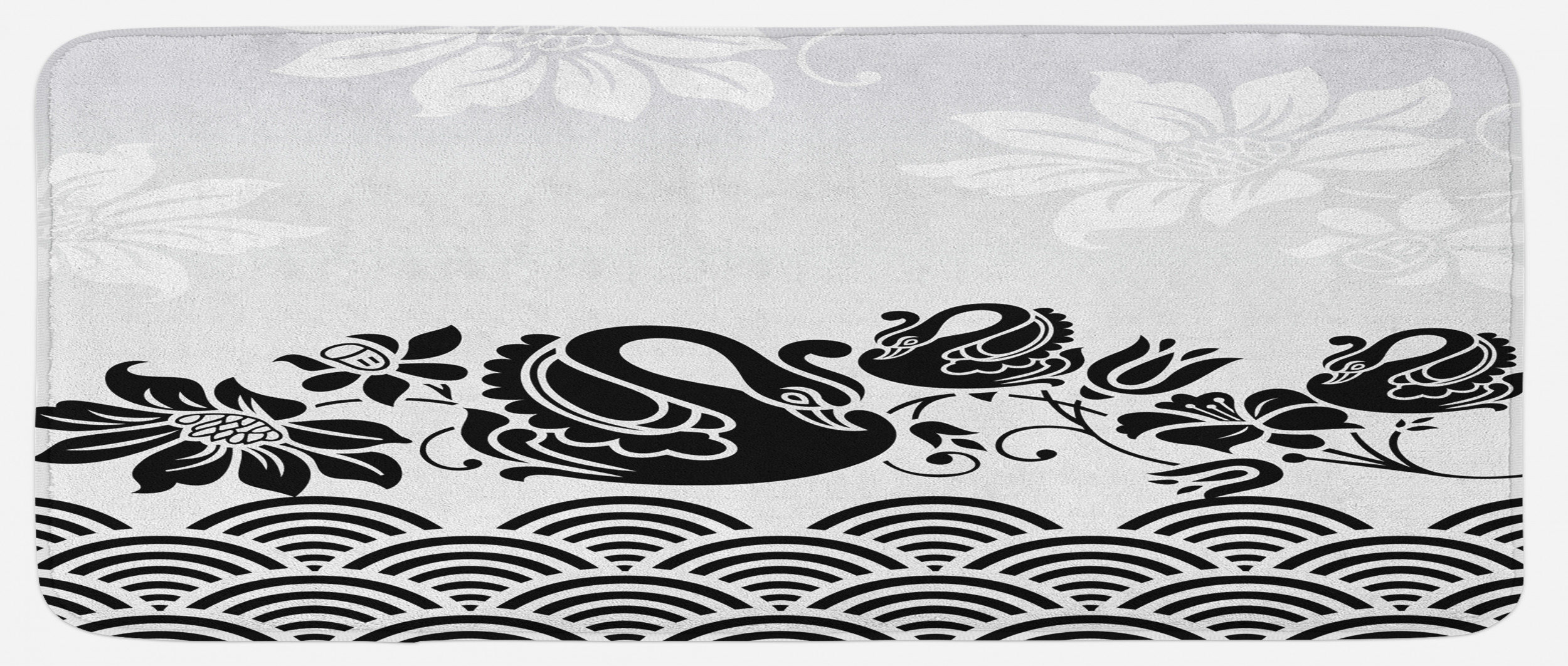 East Urban Home Swan Kitchen Mat | Wayfair