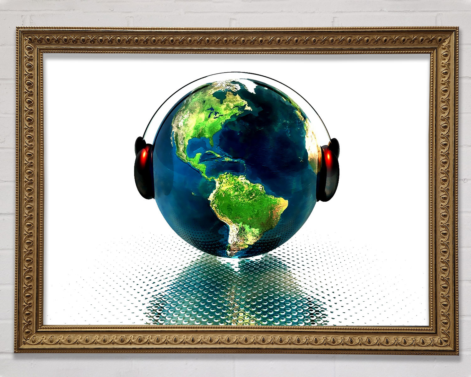Happy Larry Earth In Music Framed Print | Wayfair.co.uk