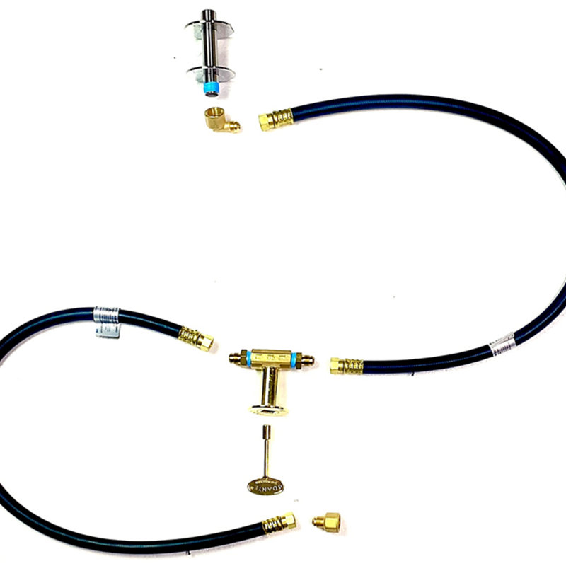 Easy Fire Pits EasyFirePits Pre-Plumbed Gas DIY Fire Pit Connection Kit ...