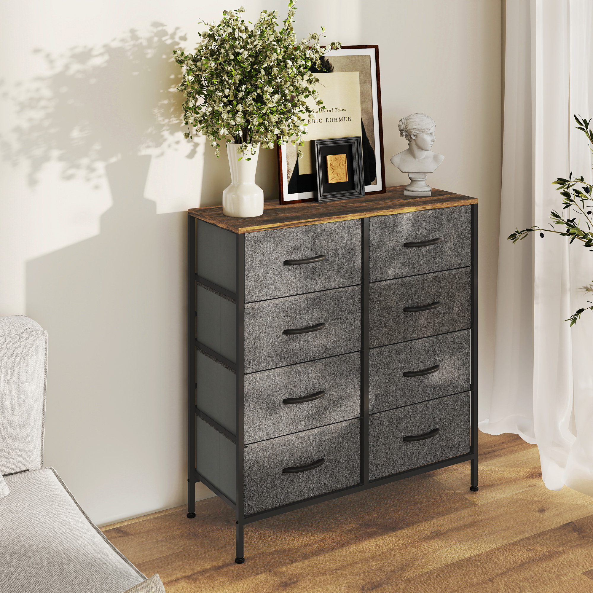 17 Stories 8 Drawer 80Cm W Dresser Of Drawers | Wayfair.co.uk
