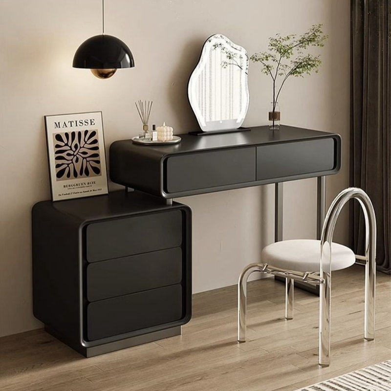 Orren Ellis Modern Simple Light Luxury Black Dresser | Wayfair