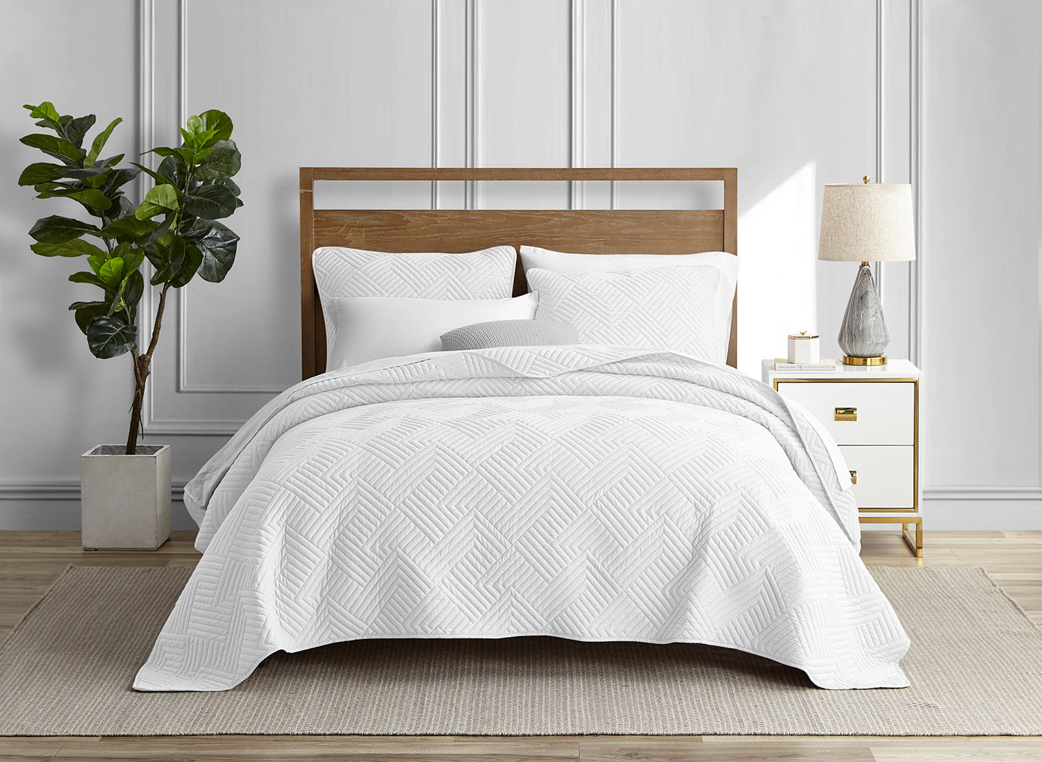 Design Studio DESIGN STUDIO Garment Wash Grid All-Season Reversible ...