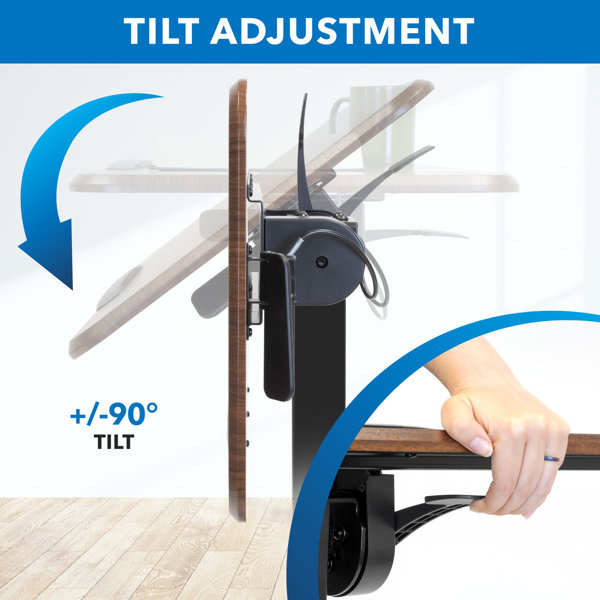 Mount-It Height Adjustable Overbed Desk & Table, Overbed Medical Table ...